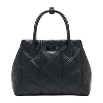 Emporio Armani Effetto Nappa Handbag - - Bags - Damen - Schwarzk - ONE SIZE