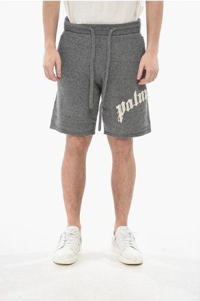 Palm Angels Knit Shorts With Elastic Waistband size Xxl
