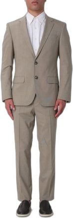 HUGO BOSS Einkn&ouml;pfiger Anzug aus Wollmischung - - Suits - Herren - Beige - L