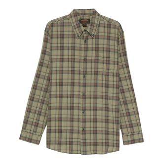 Filson Chemise Madras Boutonn&eacute;e - Homme - Chemises - Vert - Taille: S