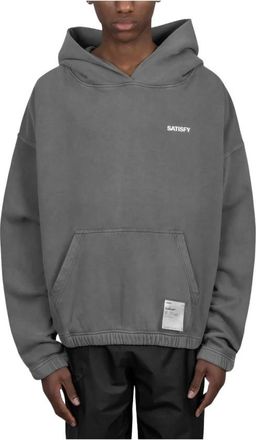 SATISFY Satisfy, Homme, Sweatshirts et sweats &agrave; capuche, Gris, Taille: XL SweaT-shirt Satisfy