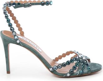 Aquazzura Femme, Chaussures, Vert, Taille: 41 EU Sandales &agrave; talons hauts