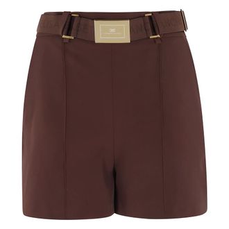 Elisabetta Franchi Damen, Shorts, Braun, XSGr&ouml;&szlig;e