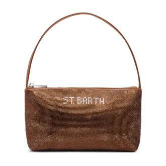 MC2 Saint Barth Mini Bag Strassy - - Bags - Damen - Braun - ONE SIZE