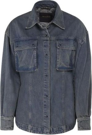 Moorer Femme, Blouses et Chemises, Gris, Taille: 38 FR Teti-01A