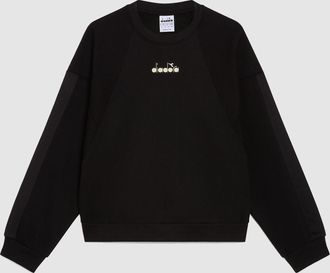 Diadora Sweatshirt Logo Nero