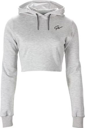 Gorilla Wear Pixley Crop Top Hoodie - Gray - XS
