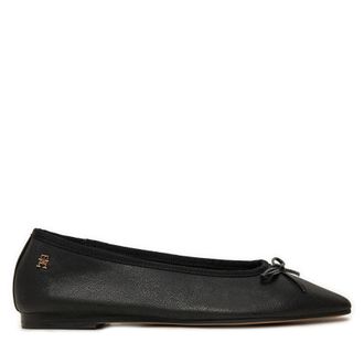Tommy Hilfiger Ballerinas Tommy Hilfiger Soft Leather FW0FW08355 Schwarz