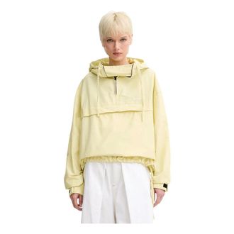 Sunnei Sunnei - Sweat &agrave; capuche zipp&eacute; - Femme - Vestes - Jaune - Taille: 40 FR