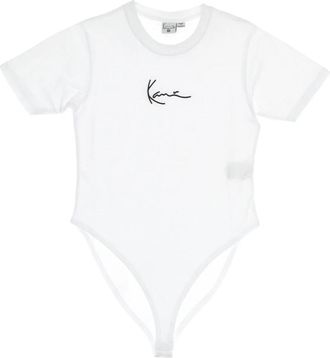 Karl Kani Kurzarm-Rundhals-Bodysuit - - Tops - Damen - Wei&szlig; - M
