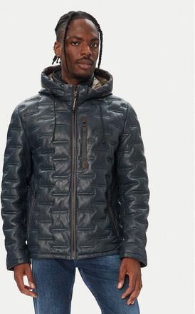 Milestone Lederjacke MSTamino 631019 60305 Dunkelblau Regular Fit