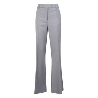 Remain Ausgestellte Hose mit verstecktem Frontverschluss - - Trousers - Damen - Grau - S