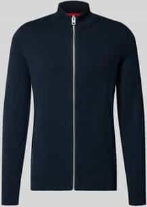 HUGO BOSS Regular Fit Strickjacke aus reiner Baumwolle Modell SAN JACOMO