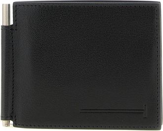 Tom Ford Homme, Accessoires, Noir, Taille: ONE Size Portefeuille Pince &agrave; Billets T Allong&eacute;