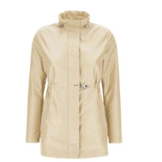 Fay Femme, Manteaux, Beige, Taille: 44 FR Belted Coat
