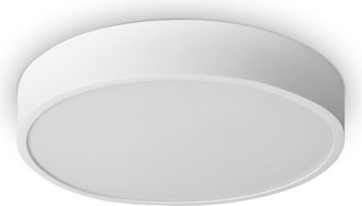 Paco Home LED Deckenlampe Deko Wohnzimmer Lampe Schlafzimmer Wohnzimmerlampe Deckenleuchte Esszimmer Modern Stylisch, Farbe:Wei&szlig; 2, Leuchtenform__Gr&ouml;&szlig;e:&Oslash;40cm