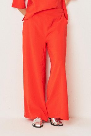 SKFK Damen vegan Hose Clodin Rot