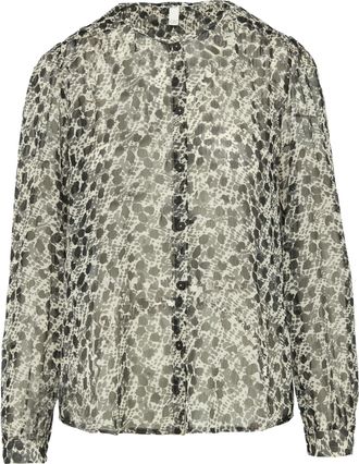 QS by s.Oliver Chiffonbluse mit All Over Print