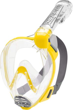 Cressi Duke Dry Full FACE MASK Clear/Yellow M/L