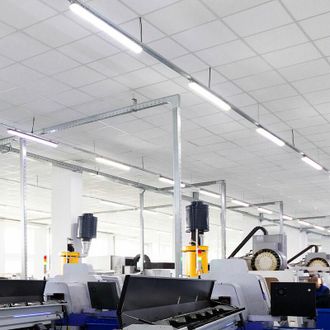 ETC Shop 10er Set led Decken Leuchten Lager Hallen Wannen Lampen Tages-Licht Keller Feuchtraum Beleuchtung