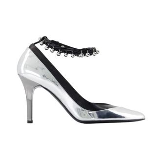 Isabel Marant Silberne Nylon Pumps - Slip-On Spitz Zulaufende Spitze - - Shoes - Damen - Grau - 38 EU