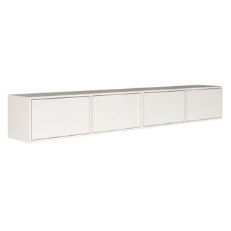 Selsey Selsey Framme - Mobile Tv Sospeso Con Quattro Ante A Ribalta 200 Cm, Bianco