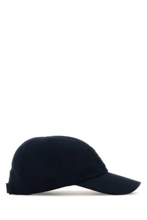 Prada Mens Navy Blue Drill Baseball Cap Bleu Cappelli Hat