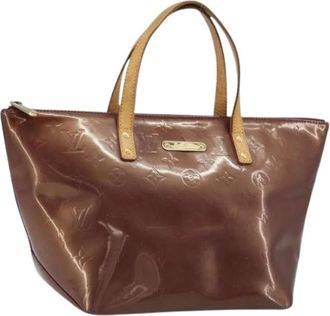 Louis Vuitton Sac &agrave; main en cuir verni Pre-owned - Femme - Pre-owned - Brun - Taille: ONE Size