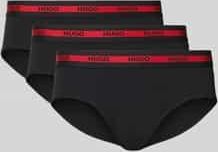HUGO BOSS Slip mit elastischem Logo-Bund im 3er-Pack