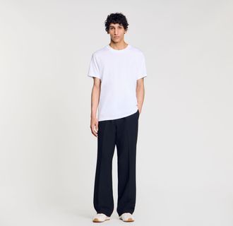 Sandro T-Shirt aus Baumwolle