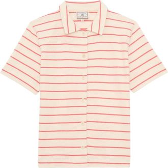 Ines De La Fressange Femme, Blouses et Chemises, Beige, Taille: 40 FR Nicia Cotton Shirt