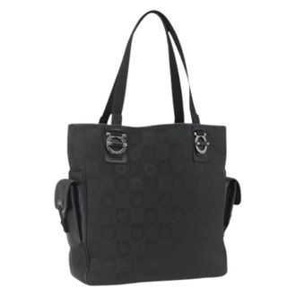 Ferragamo Pre-owned Canvas Tote Bag - - Pre-owned - Damen - Schwarzk - ONE SIZE