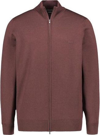 HUGO BOSS Herren Pullover braun unifarben
