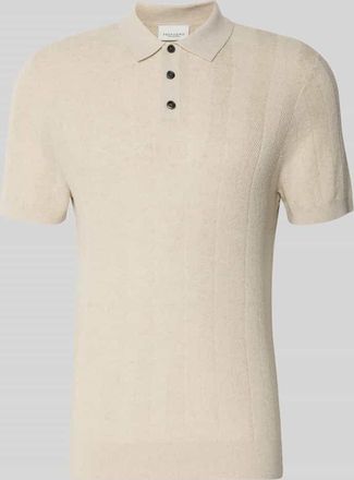 Profuomo Slim Fit Poloshirt mit Knopfleiste