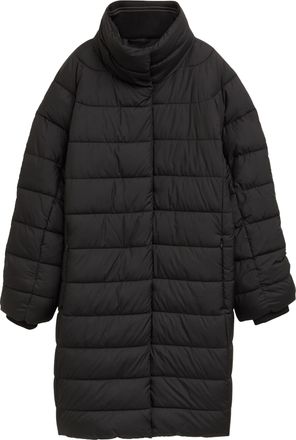 Tom Tailor Damen 1046599 Puffer-Mantel mit Stehkragen, 14482-Deep Black, XXL