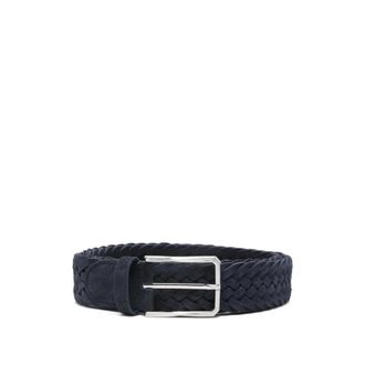 Canali Homme, Accessoires, Bleu, Taille: 100 CM Ceinture Tress&eacute;e