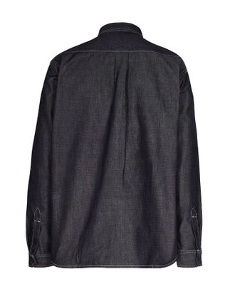 Carhartt Work in Progress Mens Denim Shirt Tigan Black Cotton