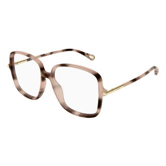 Chlo&eacute; Monture optique rectangulaire - Femme - Accessoires - Brun - Taille: 56 MM