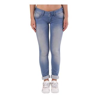 Met Met, Femme, Jeans, Bleu, Taille: W29 Jean Skinny Bleu Clair Denim Extensible