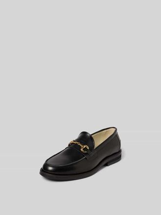 Duke and Dexter Loafer mit Label-Detail