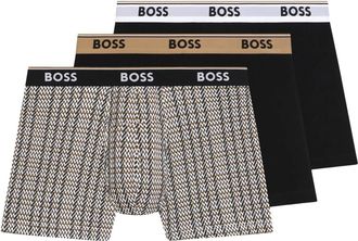 HUGO BOSS Homme, Sous-v&ecirc;tements, Noir, Taille: 2XL BoxerBr 3P Power