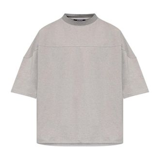 Jacquemus Embroidered Logo T-Shirt - - Tops - Herren - Grau - 2XS