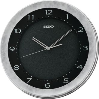 Seiko Clocks Kunststoff QXA817S, Schwarz