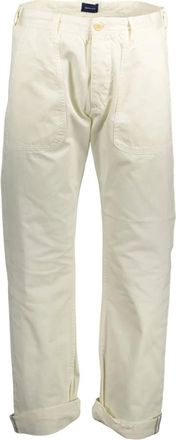GANT Homme, Pantalons, Blanc, Taille: W30 L34 Pantalon &agrave; 4 poches