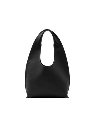 A.P.C. Womens Leather Shoulder Bag La Neige Black Cowskin