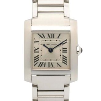 Cartier Montre vintage doccasion - Femme - Pre-owned - Blanc - Taille: ONE Size
