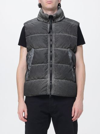 C.P. Company C. P. COMPANY Gilet matelass&eacute; en nylon Eco-Chrome R avec col montant