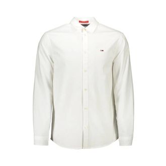 Tommy Hilfiger Chemise en coton &agrave; manches longues - Homme - Chemises - Blanc - Taille: XS