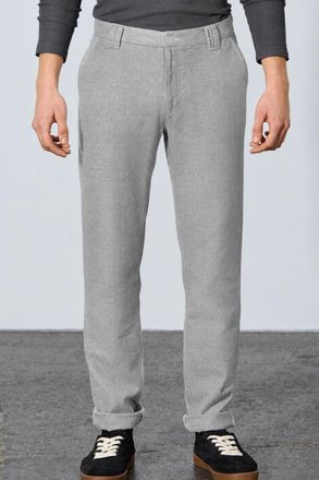 Hempage Hempage Herren vegan Chinohose Sporty Dunkelgrau