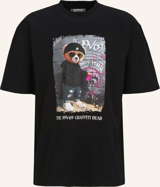 19V69 19V69 Italia T-Shirt Tamaro Graffiti 2 schwarz